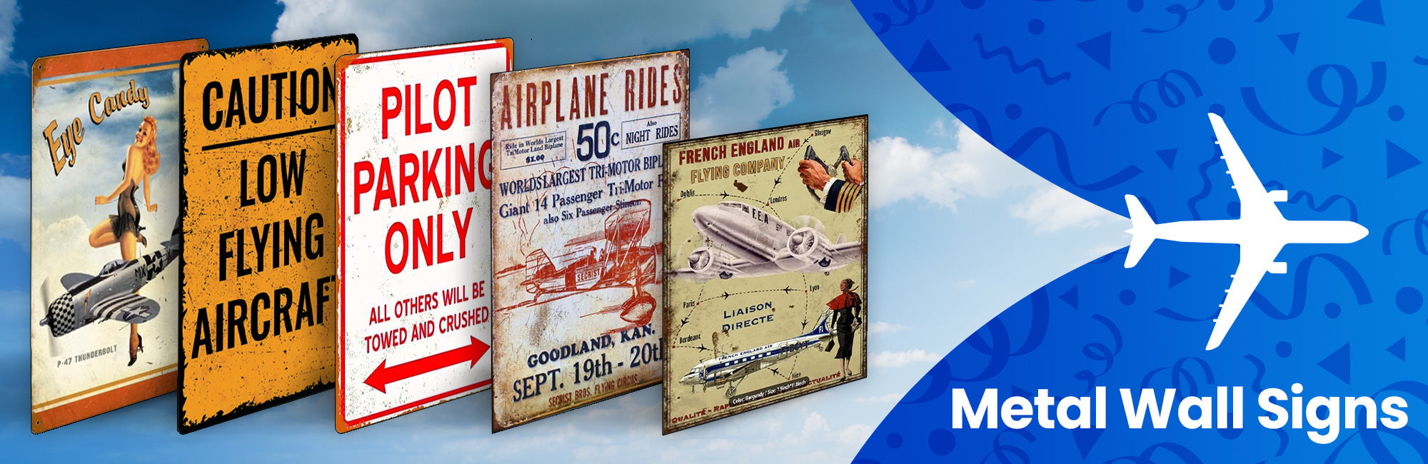 Airplane Signs, Vintage Tin Signs, Airplane Signs | Air Speed Junkie