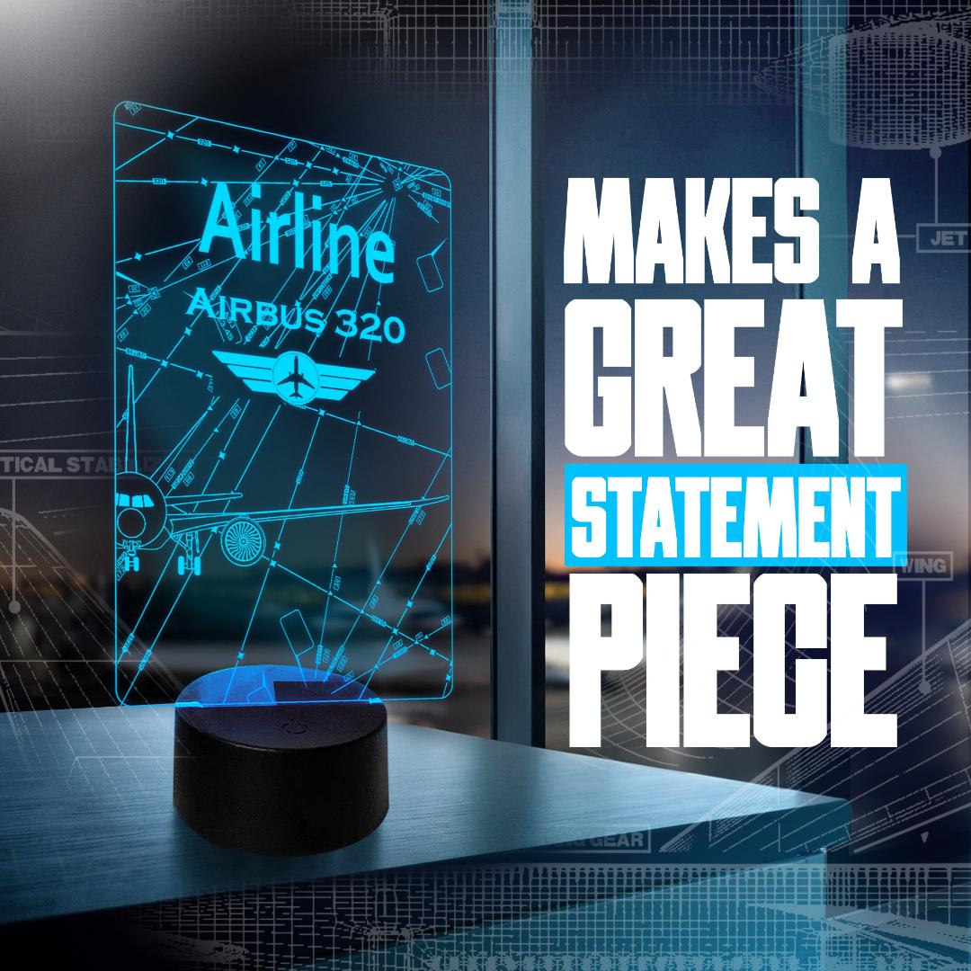 Customized Airline Acrylic LED Display | Air Speed Junkie