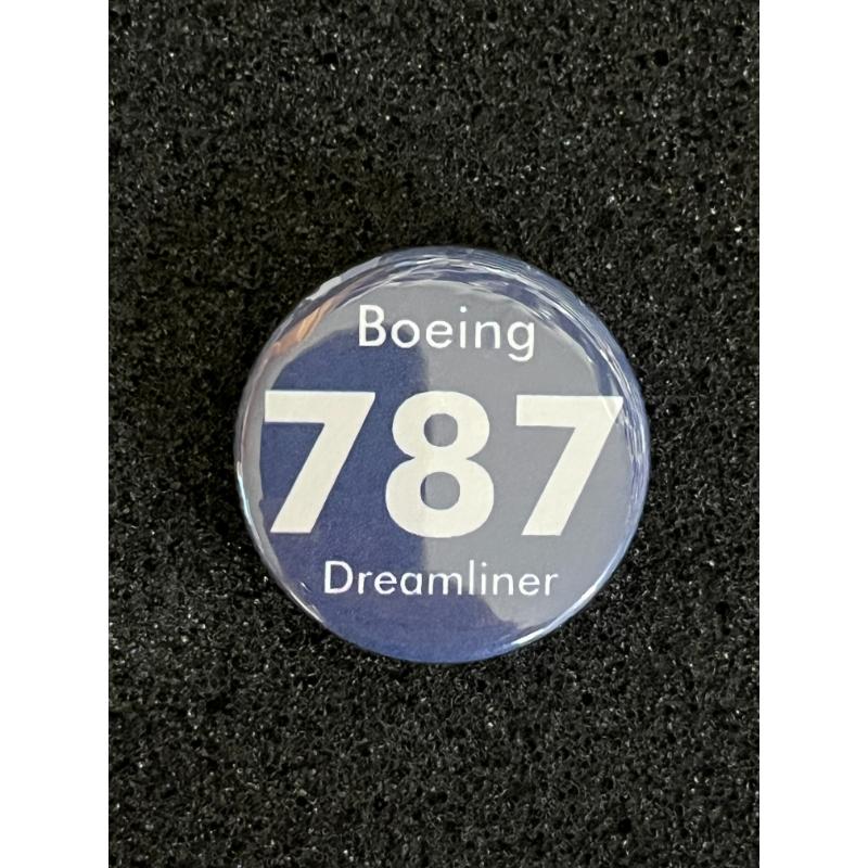 B-787 Button Pin | Air Speed Junkie