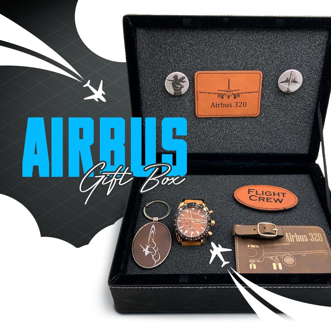 Airbus 320 Gift Box Keepsake Watch Box | Air Speed Junkie