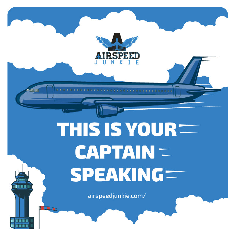 This is Your Captain Speaking, Aviation Sticker, Airline Sticker | Air ...