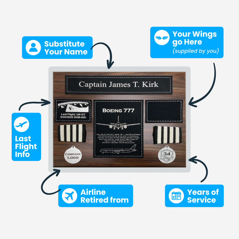 Pilot Retirement Gift | Pilot Retirement Plaque | Air Speed Junkie