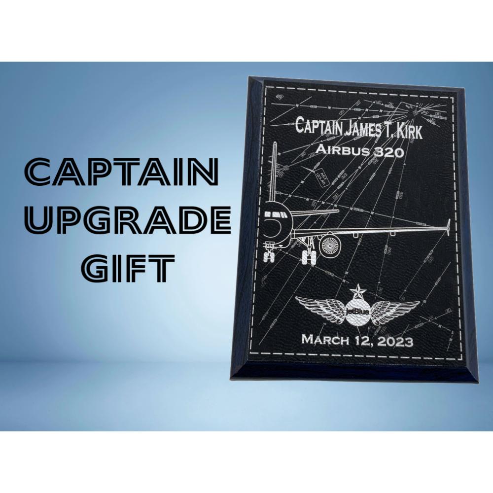 Customized Captain: Personalized Upgrade Plaque | Air Speed Junkie