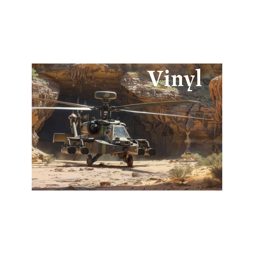 Apache Freedom Helicopter Sticker | Air Speed Junkie