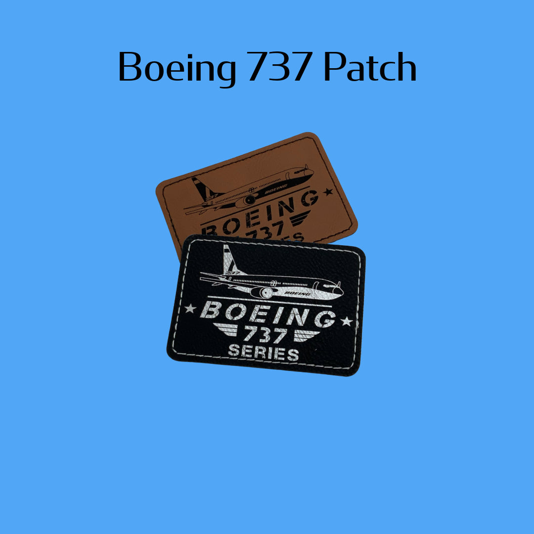 B-737 Patch, Boeing Series Patch for Hats and Coats | Air Speed Junkie