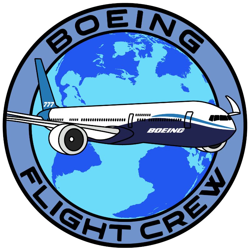 B-777 Sticker, Flight Crew, Airplane, Boeing 777 Sticker | Air Speed Junkie