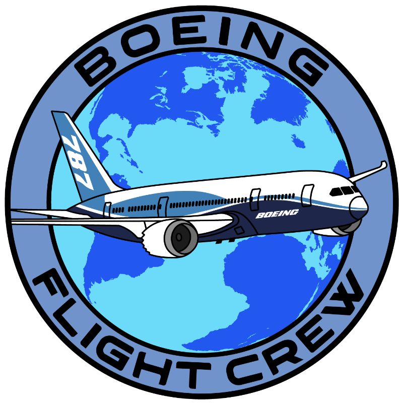B-787 Flight Crew Sticker, Dreamliner, Airplane | Air Speed Junkie