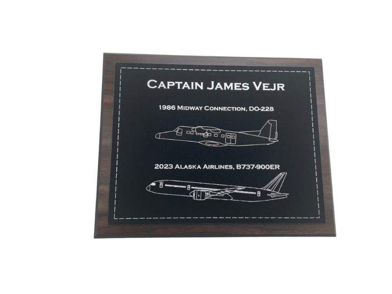 Captain Custom Plaque 8x10 | Air Speed Junkie