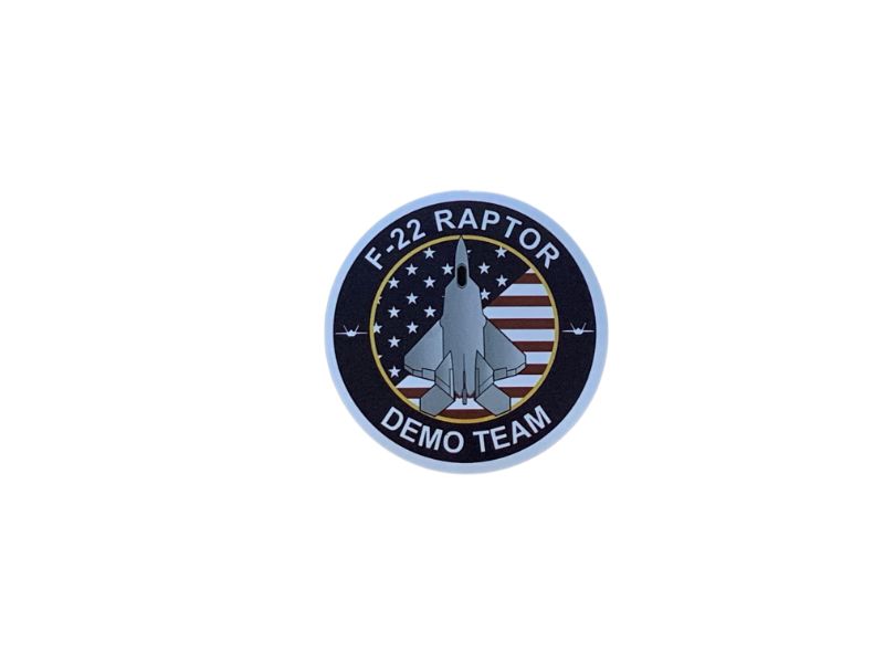 F-22 Raptor Demo Team Sticker | Air Speed Junkie