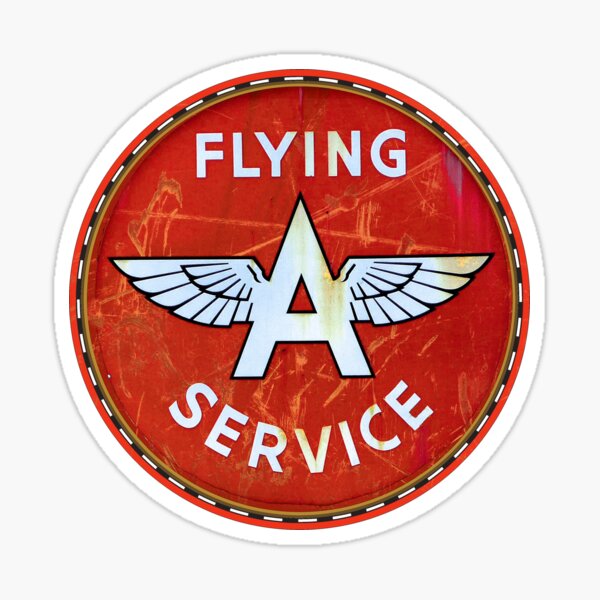 Flying A Service Sticker | Air Speed Junkie