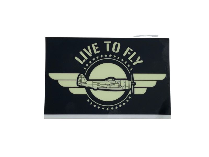 Live to Fly Sticker Decal | Air Speed Junkie