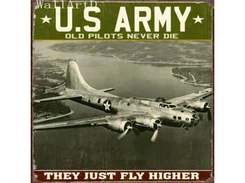 Old Pilots Never Die, Army Aviation Signs | Air Speed Junkie