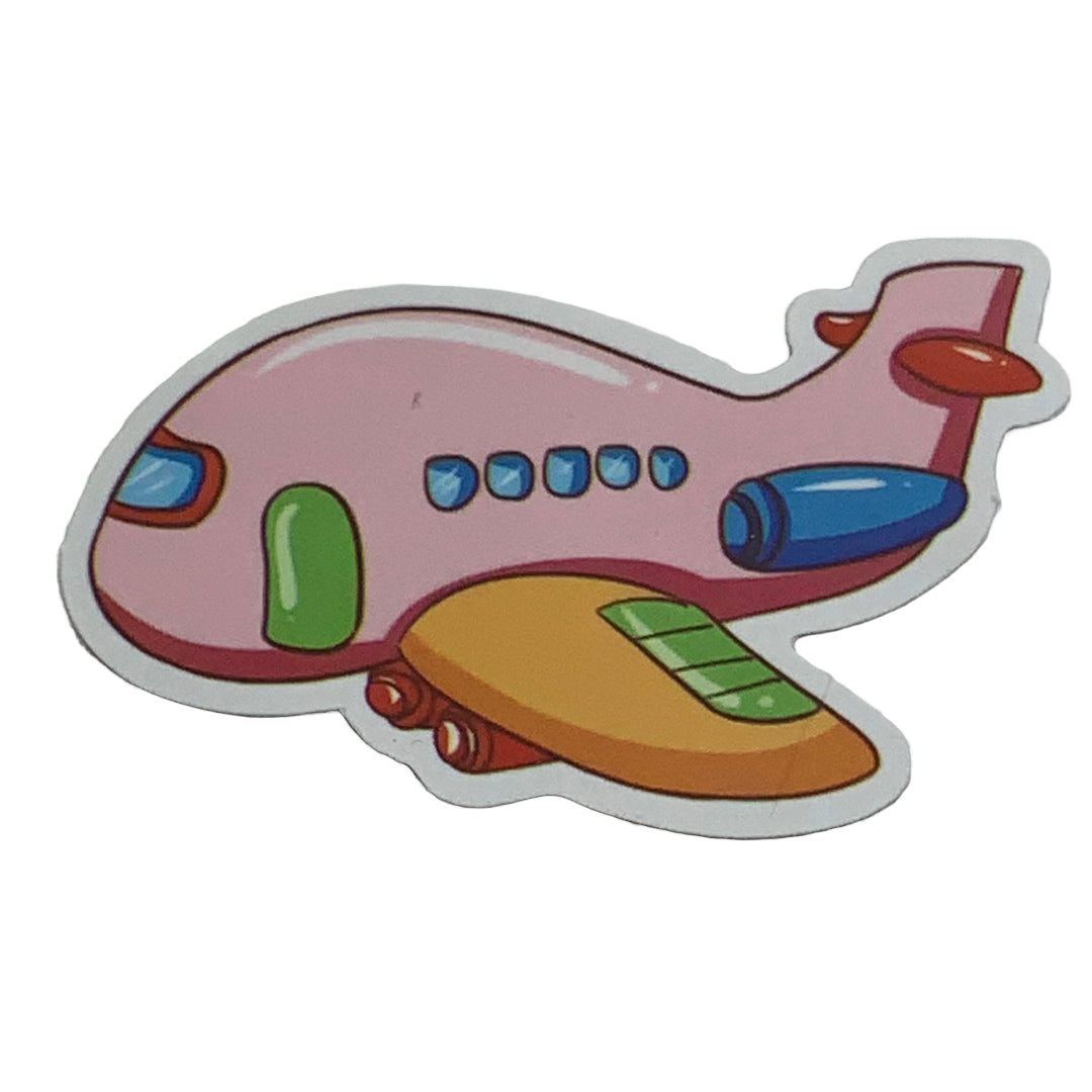 Pink Jumbo Airplane Sticker | Air Speed Junkie