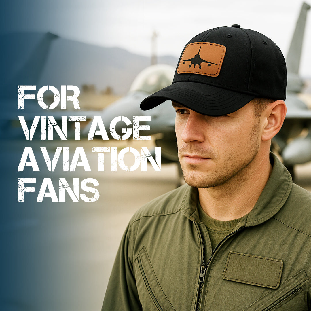 F-4 Phantom Leather Patch Hat, Military Aviation Lovers Cap | Air Speed ...