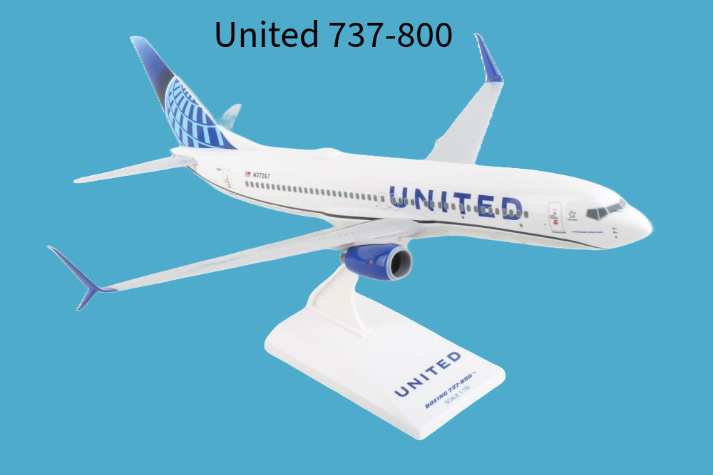 United Airlines Boeing 737-800 Airplane Model 1/130 Scale Boeing Model ...