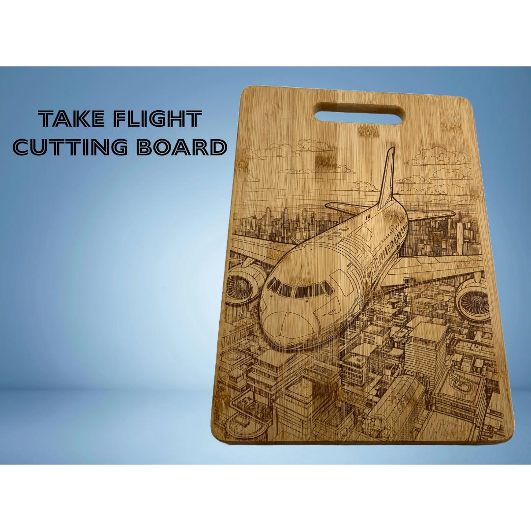 Take Flight Aviation Cutting Board | Air Speed Junkie