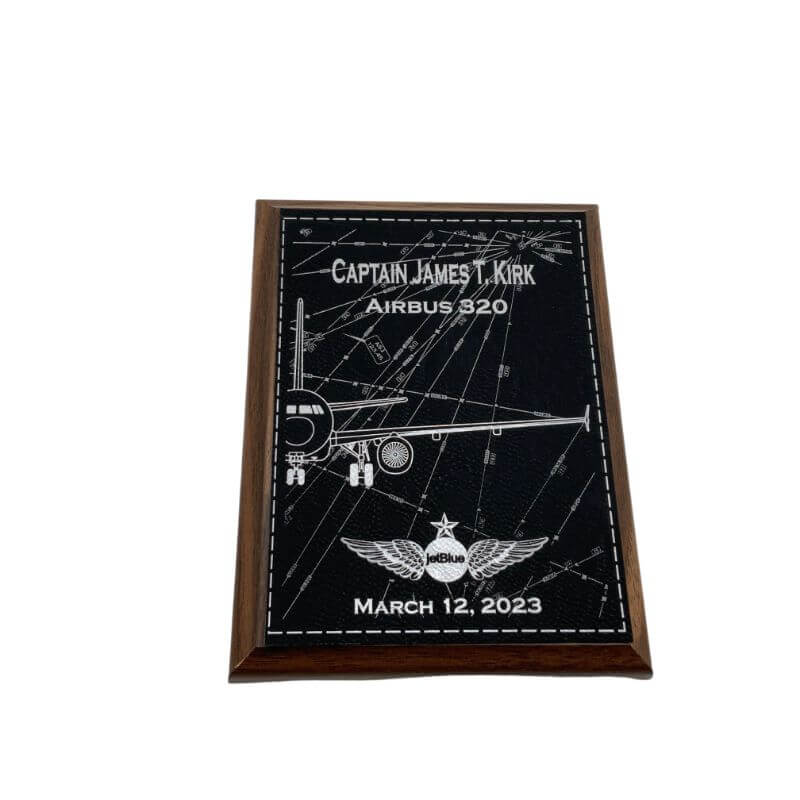 Personalized Captain Upgrade Plaque | Air Speed Junkie