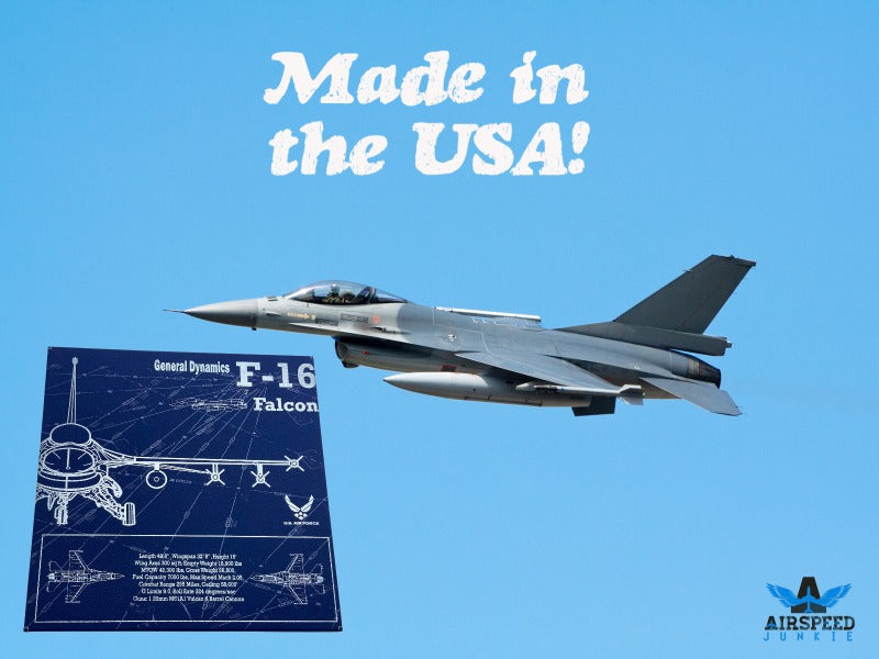 F-16 Fighter Jet, Fighter Pilot Sign,, Wall Art | Air Speed Junkie