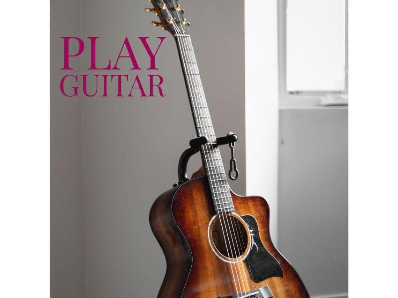 Acoustic Guitar Leather Wrapped Cup, Guitar Gift, Gift for Guitarists ...