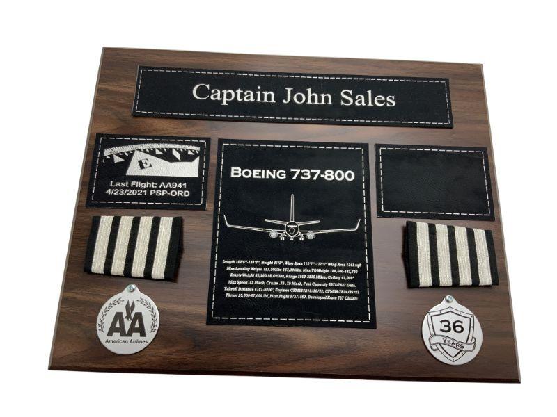 Pilot Retirement Gift | Pilot Retirement Plaque | Air Speed Junkie