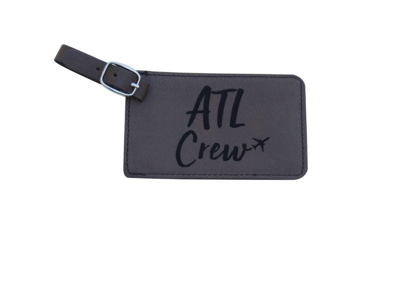 Atlanta Crew Base, Luggage Tag, Delta Luggage Tag, For Flight ...