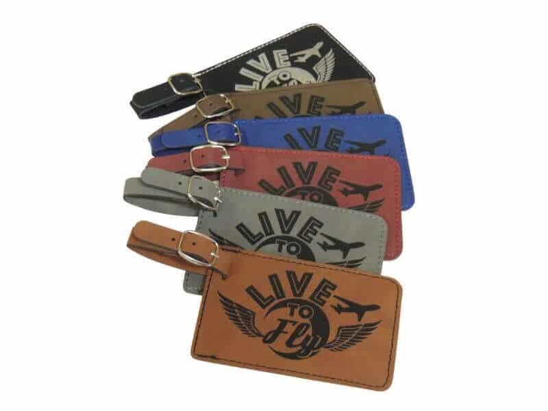 Aviation Luggage Tag, Live To Fly, Set of Two | Air Speed Junkie