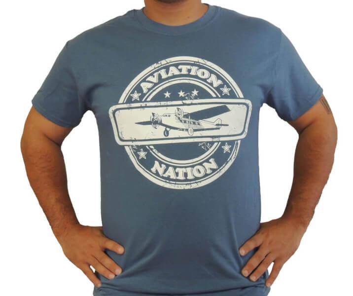 Aviation T-Shirts, Aviation Nation Shirt for Aviators, Vintage Style ...