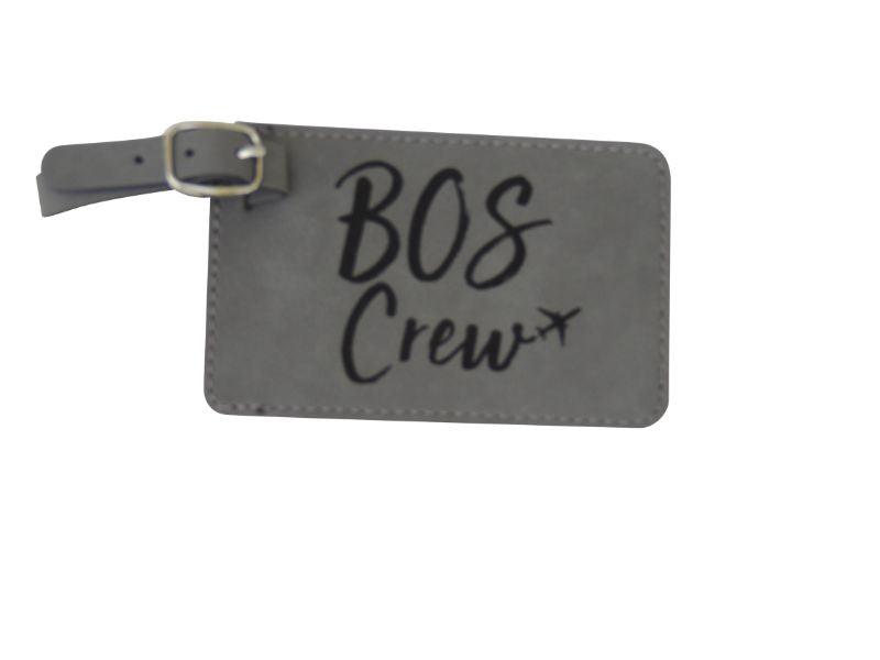 Boston Crew Base, Luggage Tag, BOS Crews, Bag Tag, Set of Two | Air ...