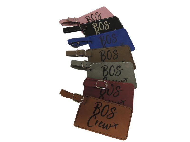 Boston Crew Base, Luggage Tag, BOS Crews, Bag Tag, Set of Two | Air ...