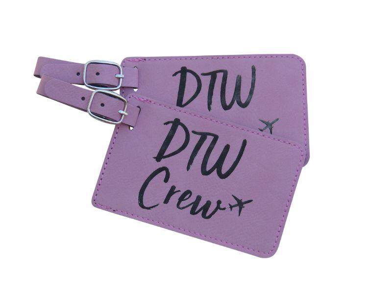 Detroit Crew Base Luggage Tag, DTW Crew Base, Crew Tag | Air Speed Junkie