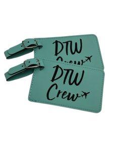 Detroit Crew Base Luggage Tag, DTW Crew Base, Crew Tag | Air Speed Junkie
