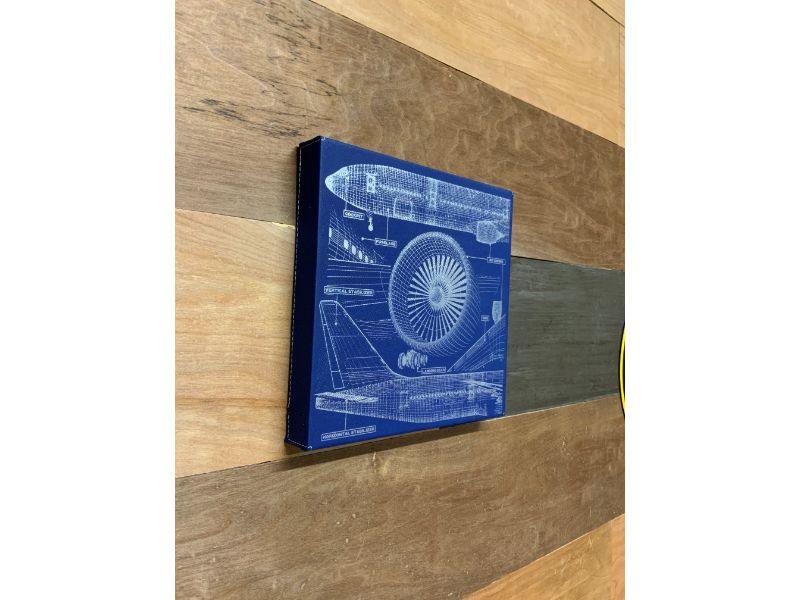 Engraved Jet Art For Aviation Enthusiasts, Heavy Jet Wall Art | Air ...