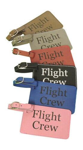 Flight Crew Luggage Tag, Set of Two, Text Version | Air Speed Junkie