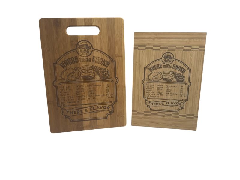 Smoker Accessories, BBQ, Grill, Cutting Board, Bamboo, Smoke ...